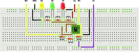 Voltage Level Indicator Using LEDs Download Scientific Diagram