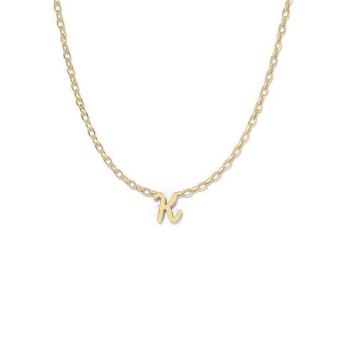 Script Initial Necklace Dainty Diamond Initial Jewelry