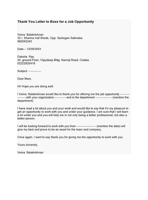 30 Professional Thank You Letters For Job Offer Free