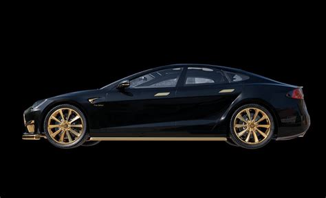 The 24k Gold Plated Tesla Model S Plaid Is The Ultimate Flex But Still