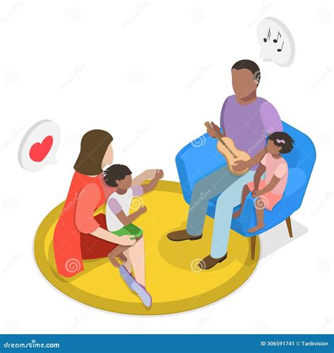 3d Isometric Flat Vector Illustration Of Infants Cognitive Development