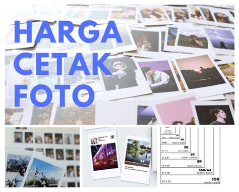 Detail Daftar Harga Cetak Foto Semua Ukuran Koleksi Nomer