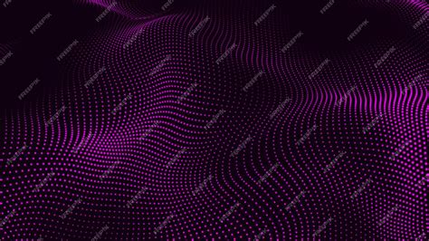 Premium Photo Abstract Trapcode Form Digital Particle Wave Animation