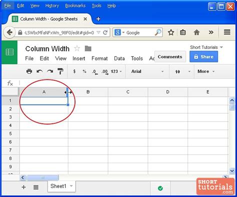 How To Change Column Width In Google Sheets Printable Forms Free Online