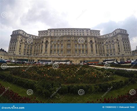 Romania Beautiful Architecture Bucharest City Editorial Photography
