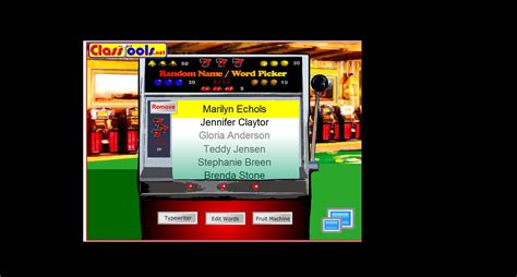 Random Name Picker Fruit Machine