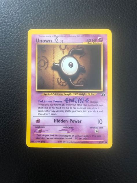 Neo Discovery Unown E 6775 Nm Ab 1 Kaufen Auf Ricardo