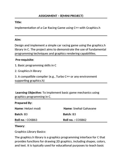 Computer Graphics Project Report Pdf Computer Graphics Computer Programming