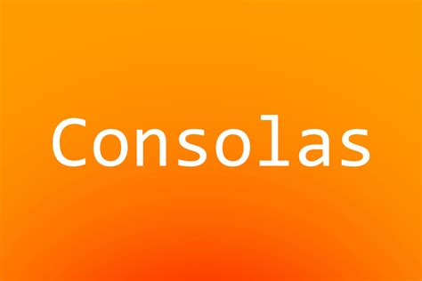 Free Consolas Font To Help You Code With Confidence Hipfonts