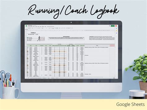 Running Tracker Workout Tracker Running Logbook Coach S Running Guide Personal Trainer