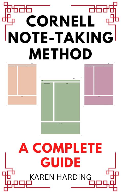 Cornell Note Taking Method A Complete Guide An Effective Study System For Scholars By Linda