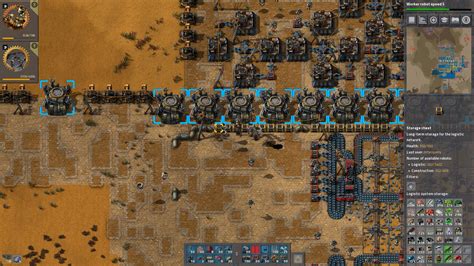 Why Arent Logistics Bots Filling This Storage Chest Despite There