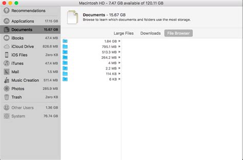 15gb Of Seemingly Invisible Documents Macos Sierra Rmacos