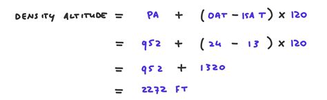 How To Calculate Density Altitude A Step By Step Guide