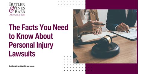 The Facts You Need To Know About Personal Injury Lawsuits