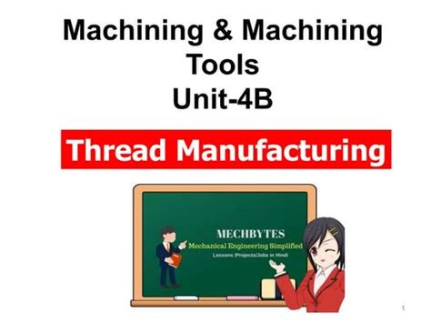Presentation On Thread Manufacturing Ppt