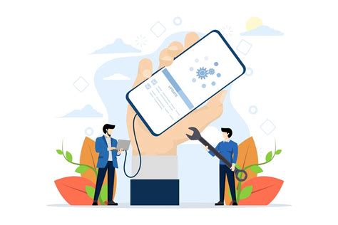 Premium Vector Vector Illustration Of System Update Concept With User