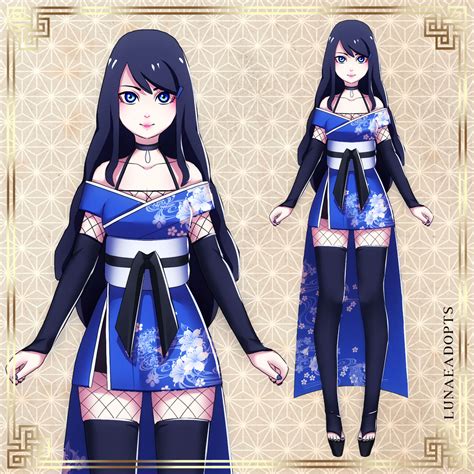 Japanese Girl Adoptable Closed By Lunaeadopts On Deviantart