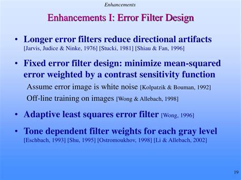 Ppt Error Diffusion Halftoning Methods For Image Display Powerpoint
