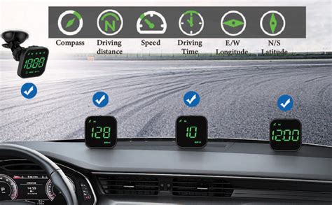 Amazon Com The Perfect Part GPS Speedometer Digital Speedometer For Car With Rotatory Suction