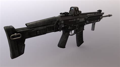 Acr Adaptive Combat Rifle 3d Model By Bangel 6b36e88 Sketchfab