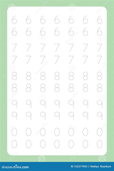 Free Handwriting Pages For Writing Numbers Learning Numbers Numbers