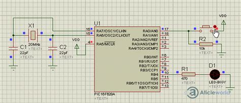 Push Button Interfacing With Pic Microcontroller Aticleworld