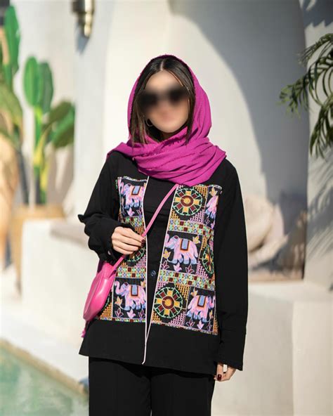 با این ۴۳ مدل مانتو سوزن دوزی کوتاه همه رو استایلت زوم میکنن ماگرتا