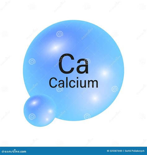 Calcium Element On The Periodic Table Soft Metal With Symbol Sc Cartoon Vector Cartoondealer