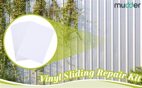Mudder 20 Pieces Vinyl Siding Repair Kit 6 8 Inch Self Adhesive Fence