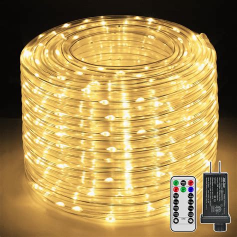 300 Led 50 Ft Rope Lights With Remote Ip67 Waterproof 8