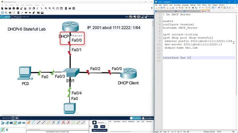 Dhcpv6 State Full Configuration From Start To Finish Youtube