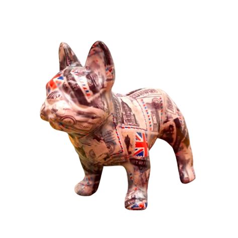ᐉ Копилка керамическая Собачка Английский флаг Бежевый 9320004 1 • Купить в Киеве Украине