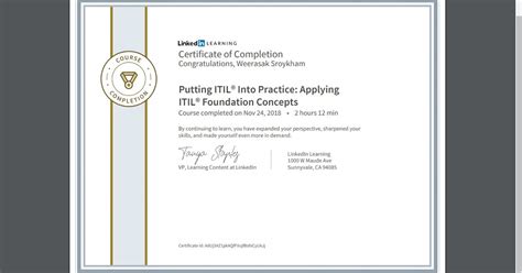 Putting Itil Into Practice Applying Itil Foundation Concepts Linkedin