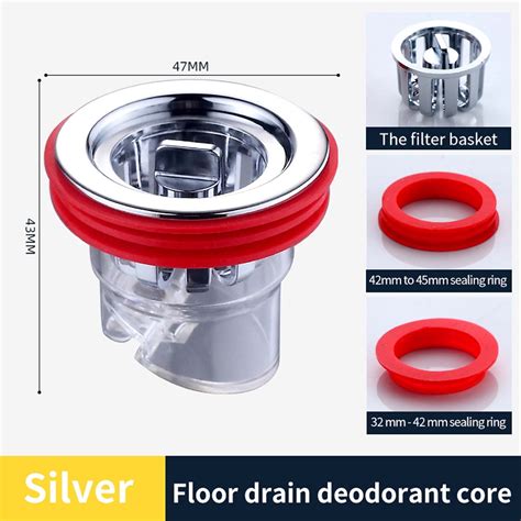 Mtvxesu Bathroom Sink Drain Strainer Women Odor Proof Floor Drains