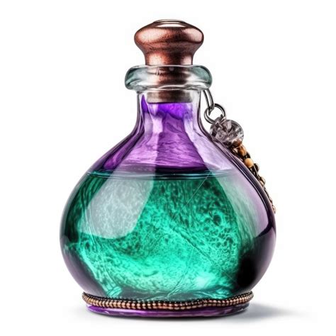 Premium Ai Image Magical Elixir On White Background
