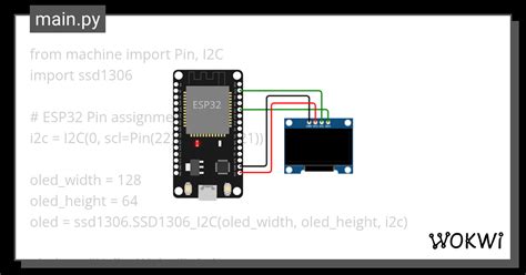 Esp32 Micropython Ssd1306 Copy Wokwi Esp32 Stm32 Arduino Simulator