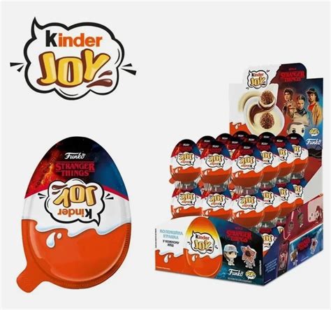 Set 6 X Kinder Joy Stranger Things Funko Mini Figures Rare