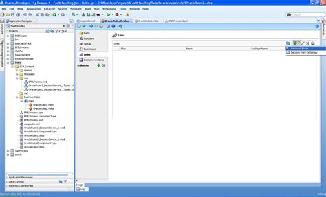 Learning SOA Business Rules Links In SOA Suite 11g