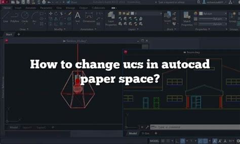 How To Change Ucs In Autocad Paper Space