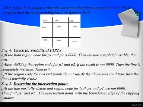 Cohen Sutherland And Liang Basky Line Clipping Algorithm Ppt