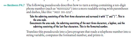 Solved Business P47 The Following Pseudocode Describes How