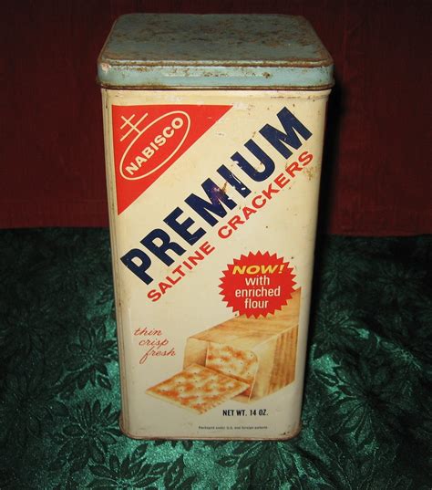 1969 Nabisco Cracker Tin Etsy