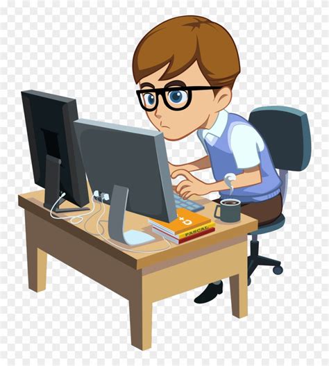 Programmer Png Clipart Computer Programming Software Cartoon