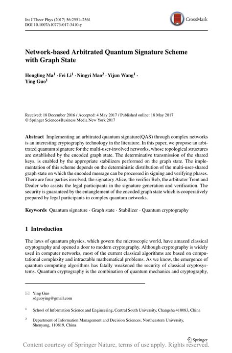 Network Based Arbitrated Quantum Signature Scheme With Graph State