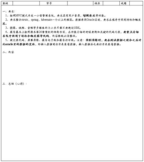 Web应用系统开发综合实验 课程报告 范文118