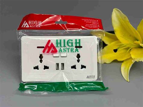 Twin Socket With Usb Evertops Kenya