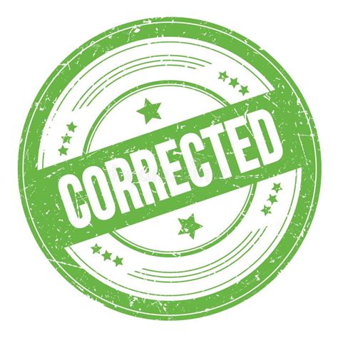 Corrected Stamp Stock Illustrations 188 Corrected Stamp Stock