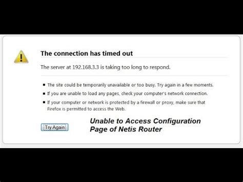 Unable To Open Configuration Page Of Netis Wireless Router YouTube