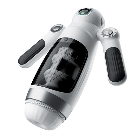 Bella Bot Robot Telescopic Vibrating Male Penis Stroker Lurevibe